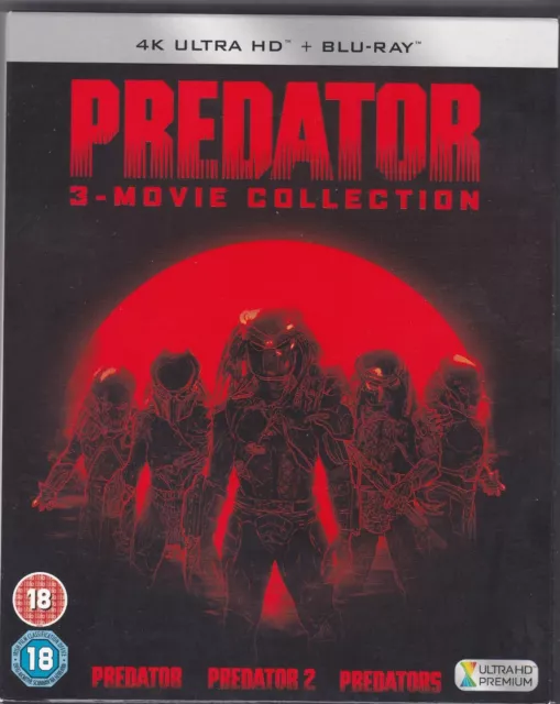 Predator Trilogy 4k Uhd Blu Ray Box Set Great Action Movies £35 00
