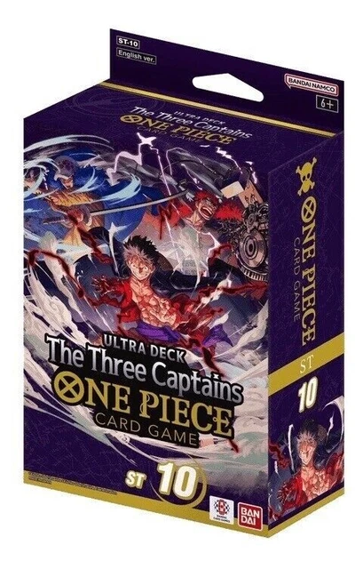 ONE PIECE TCG - Ultra Deck: The Three Captains (ST-10) - English Brand New £49.99 - PicClick UK