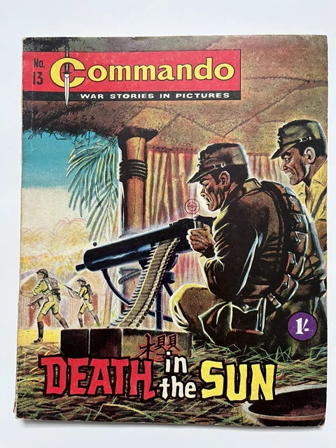 COMMANDO WAR STORIES in Pictures Comics No. 13 Death in the Sun EUR 234 ...