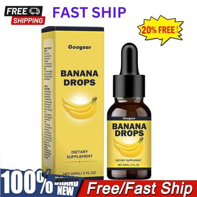 60ML BANANA DROPS Supplement Extract Liquid - Burn Drops for Men ...