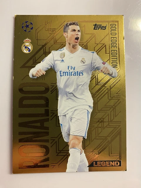 GOLD EDGE EDITION Cristiano Ronaldo Match Attax 2024/2025 Real Madrid ...