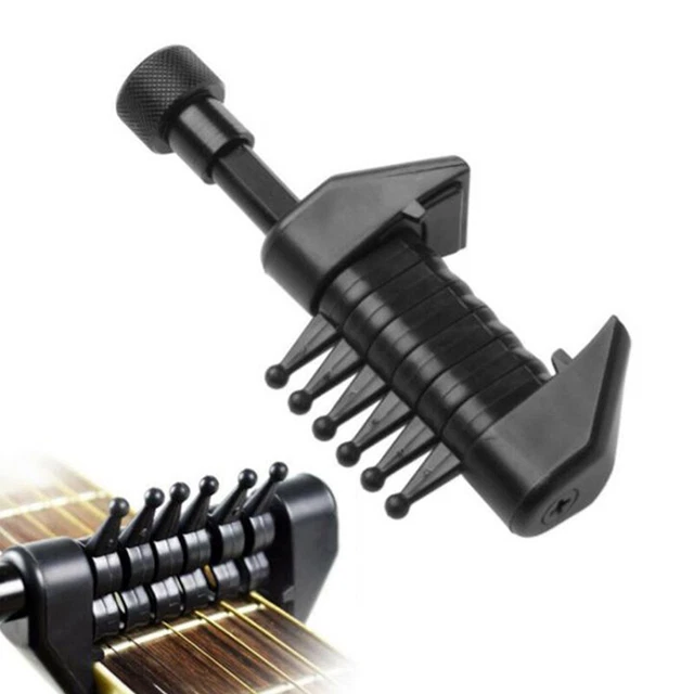 PORTABLE ELECTRIC GUITAR Chord String Clamp Acoustic Guitar Tuning Clip ...