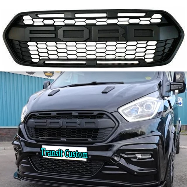 FRONT GRILL TRAIL Sport For Ford Transit Custom 2018-2023 Grille ...