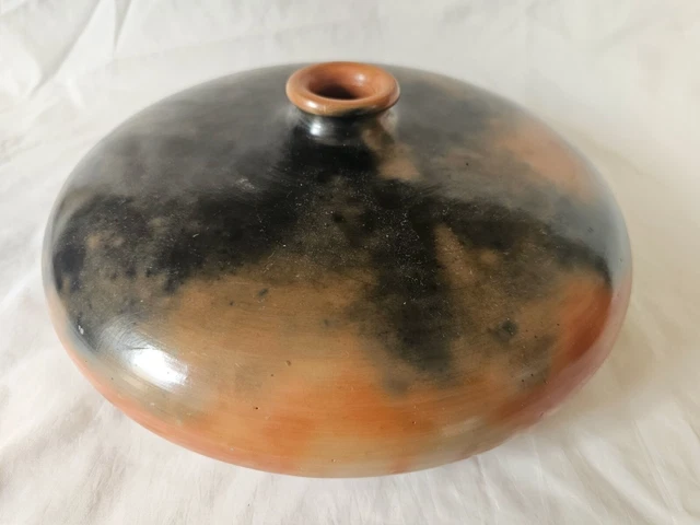 STUNNING LARGE BURNISHED studio pottery sculptural vessel form £135.00 ...