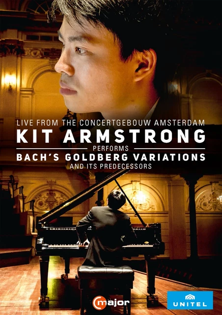 KIT ARMSTRONG PERFORMS Bach's Goldberg Variations (DVD) Kit Armstrong £ ...