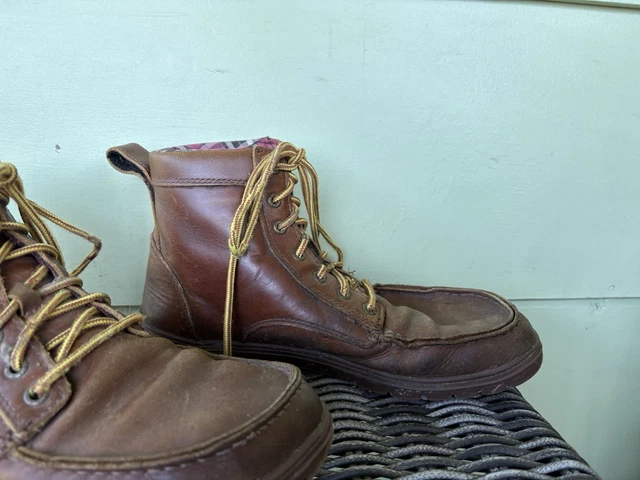 LEMS RUSSET LEATHER Boulder Boot Sz 43 Mens 10 Women’s 11.5 Flaws ...