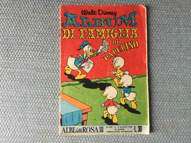 DISNEY N. 2 fumetti anni 50 Albi della Rosa Album di Famiglia +L’astuto ...