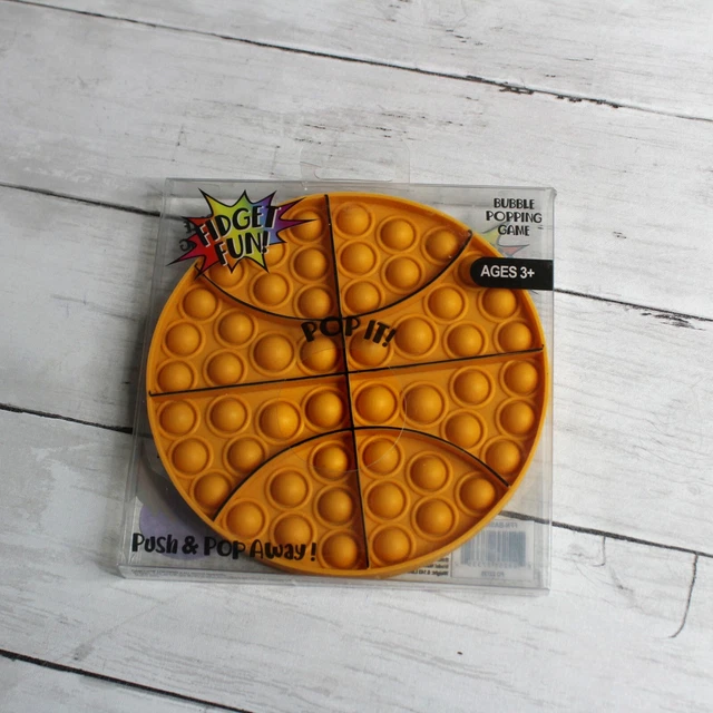 FIDGET FUN POP it Bubble Sensory Stress Puzzle Popping Toy Orange ...