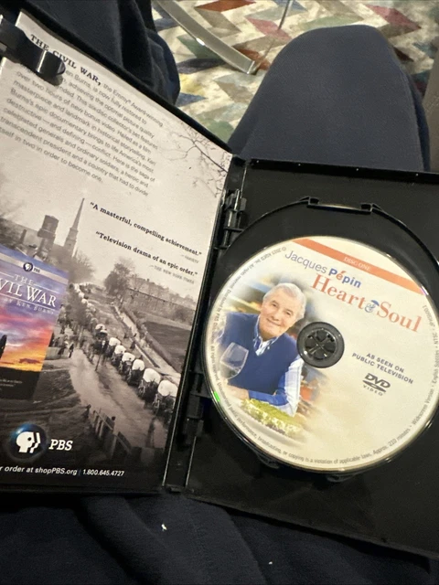 JACQUES PEPIN: HEART & Soul (DVD) No Scratches On Discs (rare) $29.98 ...