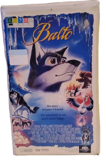 BALTO (1995, CLAMSHELL) Universal VHS Childrens Movie $9.99 - PicClick CA