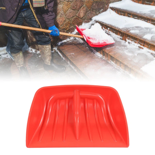 RED SNOW SHOVEL PP Plastic Shovel For Gravel Soil Leaves Garden £31.91 ...