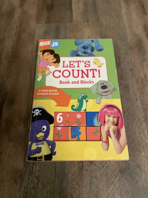 LET'S COUNT! BOOK and Blocks : 6 Puzzle Blocks, 6 Puzzles Dora Blues ...