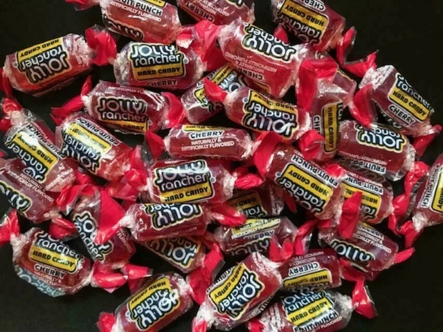JOLLY RANCHER &CHERRY and FRUIT PUNCH" Flavored Hard Candy- BULK - 1/2 ...