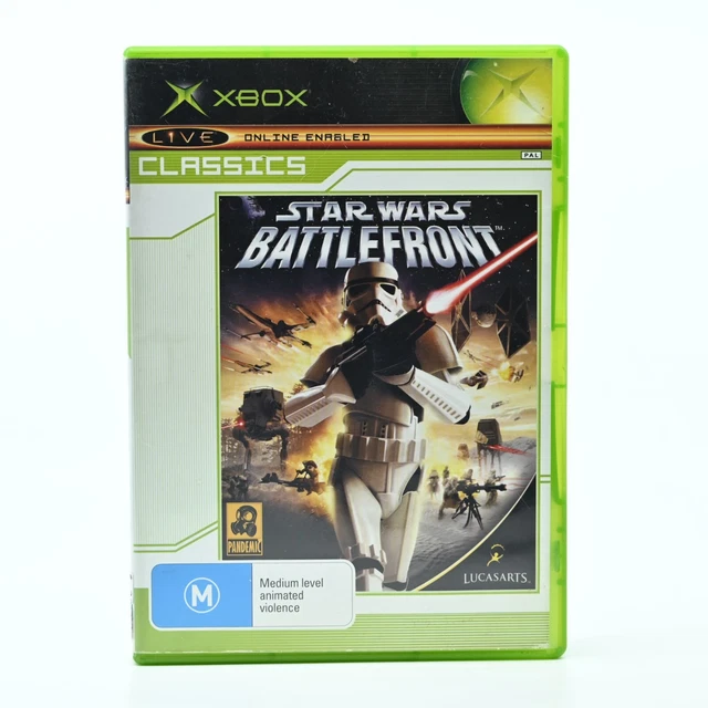 STAR WARS BATTLEFRONT - Original Xbox Game - PAL - FREE POST! $29.99 ...