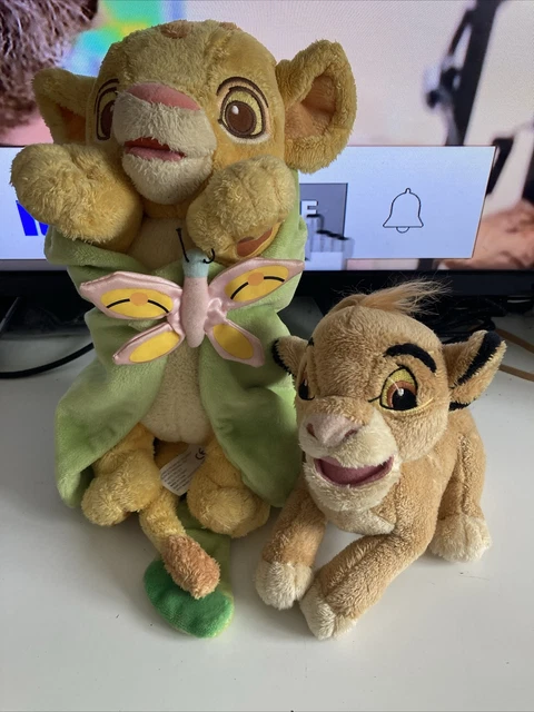 DISNEY THE LION King Simba Babies In Blankets Leaf Plush Soft Toy ...