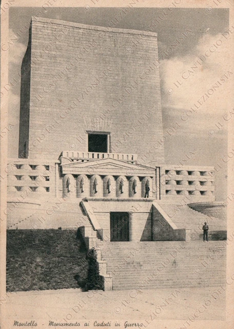1949 MONTELLO MONUMENTO ai Caduti in Guerra Bergamo Cartolina EUR 5,00 ...