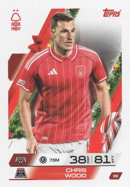 MATCH ATTAX 2025 2026 Champions League Christmas Style 98c Chris Wood EUR 1,00 - PicClick DE