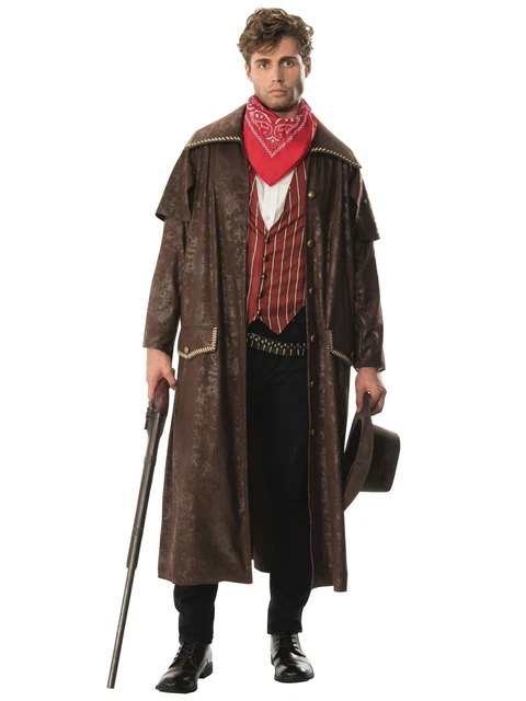 COWBOY WESTERN OLD West Rodeo Gunslinger Texas Sheriff Adult Mens ...