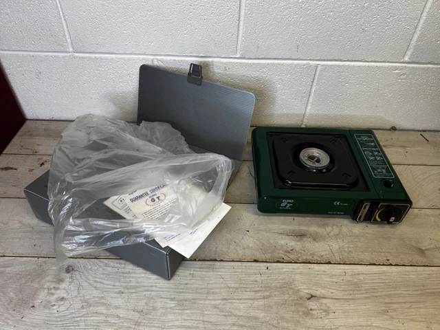 EURO GT PORTABLE Gas Stove With Case Instructions Unused Camping GT ...