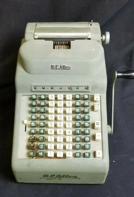 RC ALLEN BUSINESS Adding Machine Model IS 31171/75 Parts and Repair $40 ...