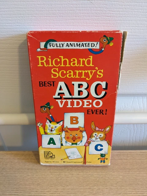 USED RICHARD SCARRY'S Best ABC Video Ever! VHS 1989 £2.28 - PicClick UK