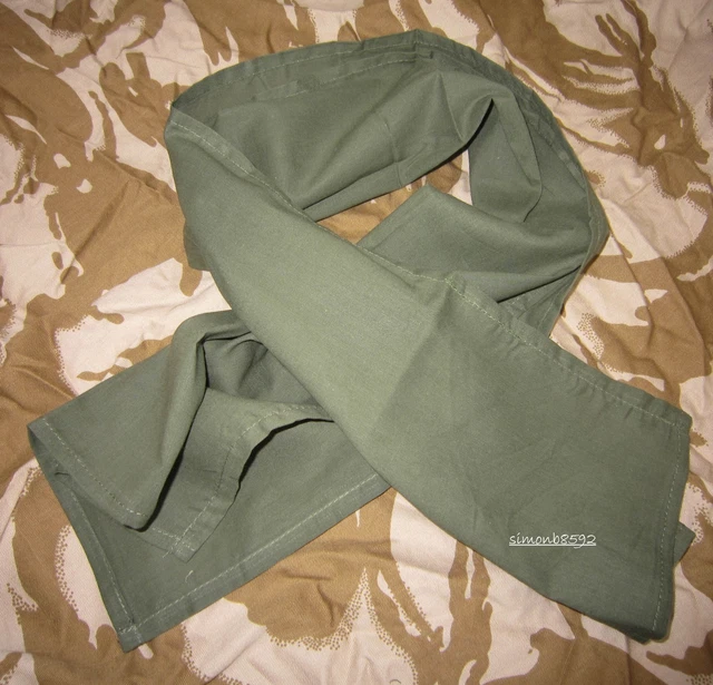 NEW BRITISH ARMY Surplus Issue Olive Green Cotton Sweat Rag,Bandana ...