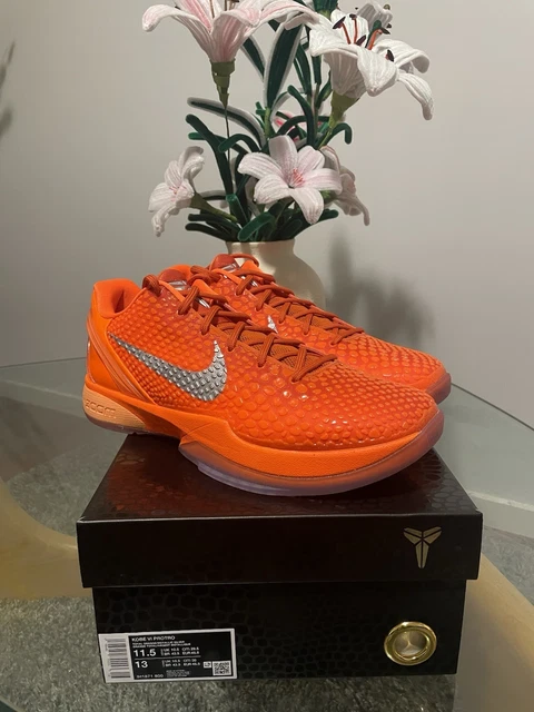 KOBE 6 PROTRO 🍊 Total Orange 🍊 US 11.5 Men Ready To Ship $499.99 ...