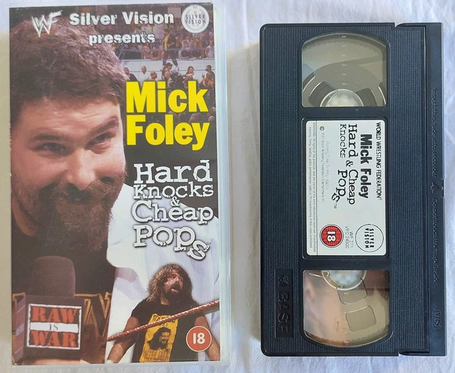 WWF MICK FOLEY - Hard Knocks & Cheap Pops VHS *Discontinued WWE video ...