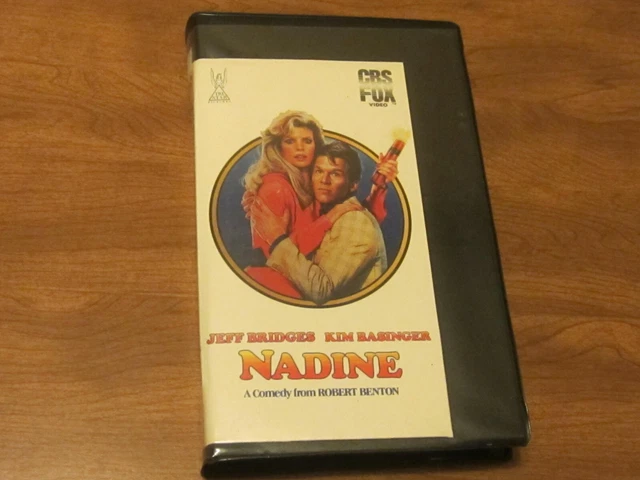 VHS TAPE NADINE - JEFF BRIDGES & KIM BASINGER Comedy PG13 Hard case ...