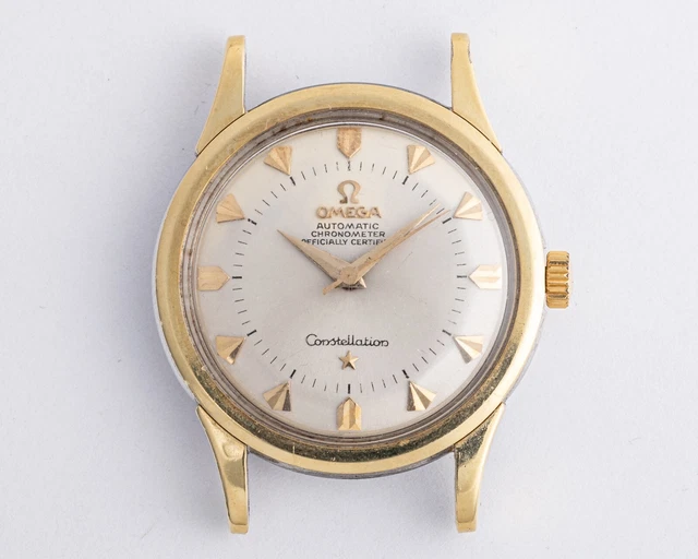 VINTAGE OMEGA AUTOMATIC Chronometer Constellation Cal 505 w/gold cap ...