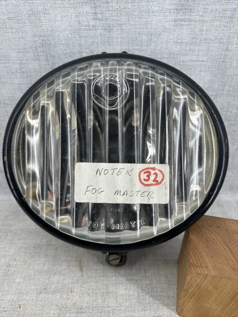 EARLY VINTAGE NOTEK Road Master Spot Light Fog Lamp Rolls Royce Bentley ...