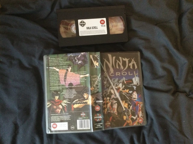NINJA SCROLL (VHS/SH, 1995) £8.00 - PicClick UK