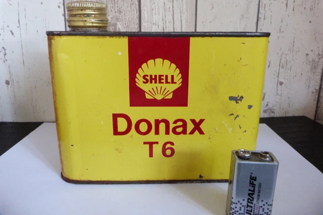 ANCIEN BIDON DEMI litre d huile shell donax EUR 27,00 - PicClick FR