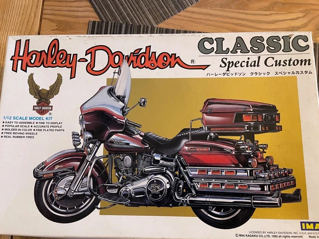 IMAI MODEL KIT 1/12 Harley Davidson Classic Special Custom B 2124-2500 ...