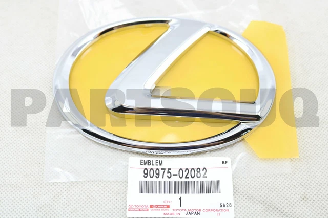 9097502174 GENUINE TOYOTA EMBLEM, RADIATOR GRILLE (OR FRONT PANEL ...
