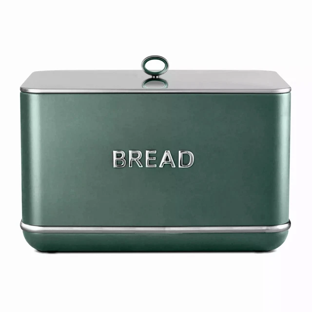 TOWER RENAISSANCE BREAD Bin & Canisters Kitchen Set (Green ...