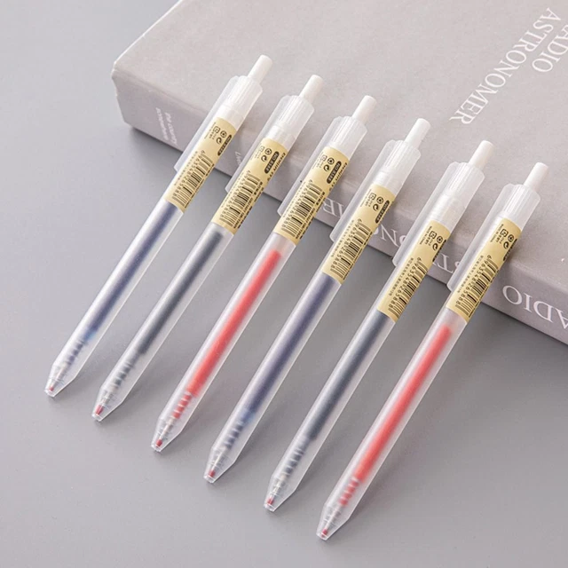 BLACK/BLUE/RED INK NEUTRAL Pen Quick-drying Signature Pens School ...