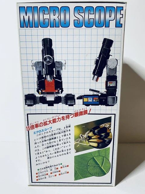 NUOVO PRE-TRANSFORMERS G1 Takara Micro Change MC-20 Perceptor nuovo con ...