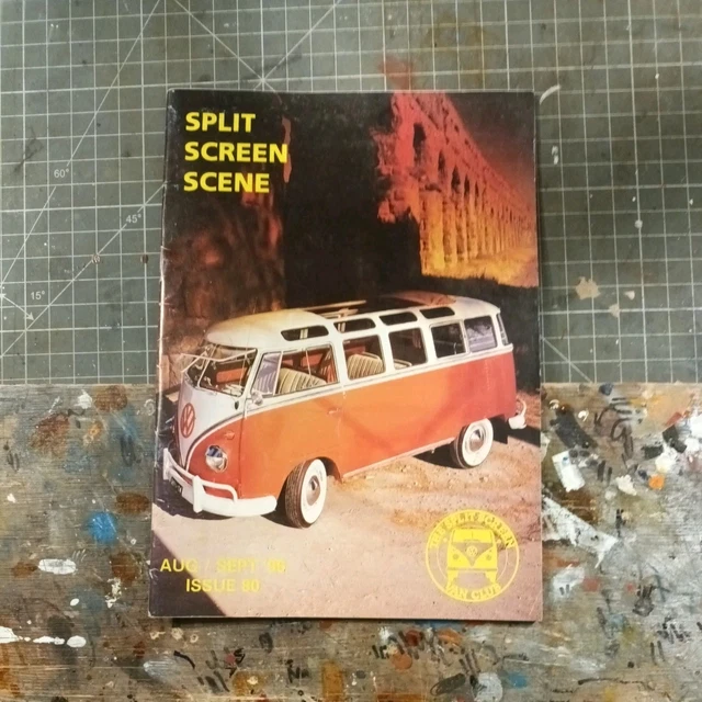SPLIT SCREEN NEWS/SCENE - VW Camper Owners Magazines bundle X 8 - 1996 ...