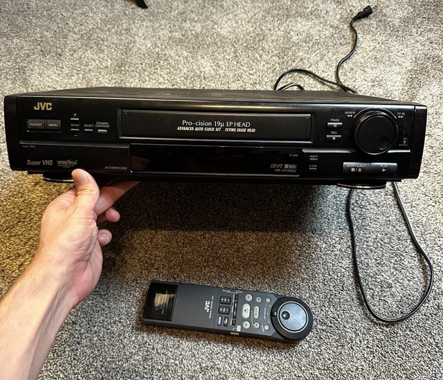 JVC HR-S7300U SUPER VHS Hi-Fi Stereo Video Cassette Recorder With ...