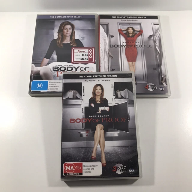 BODY OF PROOF Seasons 1/2/3 DVD Bundle Lot Region 4 PAL TV Series Dana ...