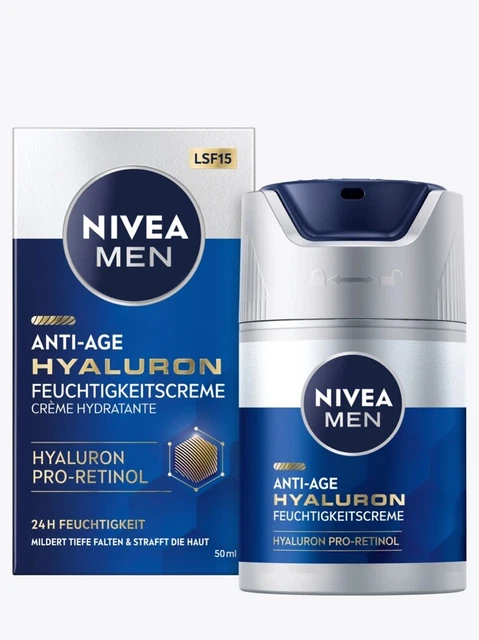 NIVEA MEN ANTI Age Hyaluron Pro Retinol 24Std Feuchtigkeitscreme ...