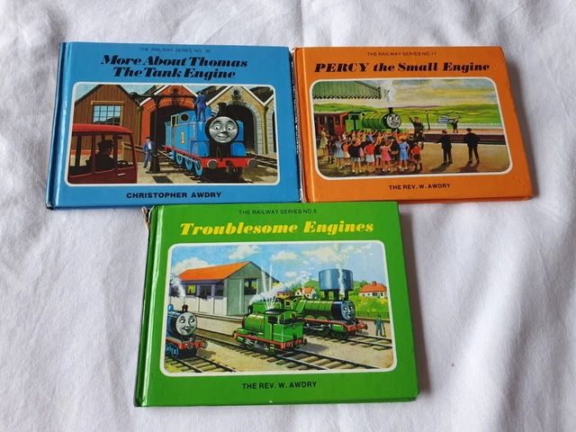 3X THOMAS THE Tank Engine Railway Series Books Troublesome Engines ...