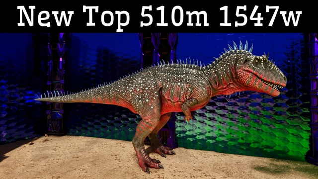 ARK SURVIVAL ASCENDED PvE Carcharodontosaurus 510m clone PC/XBOX/PS5 ...