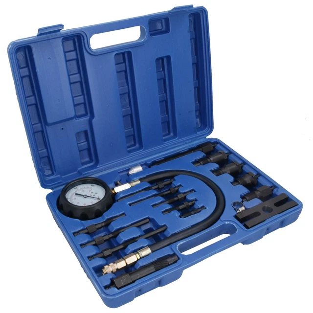 DIESEL ENGINE COMPRESSION Tester Kit Direct / Indirect Injection ...