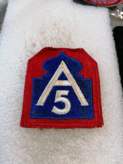 PATCH ARMEE US 5th ARMY ww2 original EUR 8,00 - PicClick FR