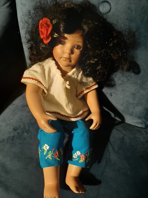 RARE KELLY RUBERT Glass Eyed Porcelain Doll £40.00 - PicClick UK