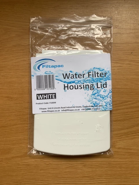 TRUMA FILTAPAC CRYSTAL 2 Water Inlet Housing Flap & Pins White Caravan ...