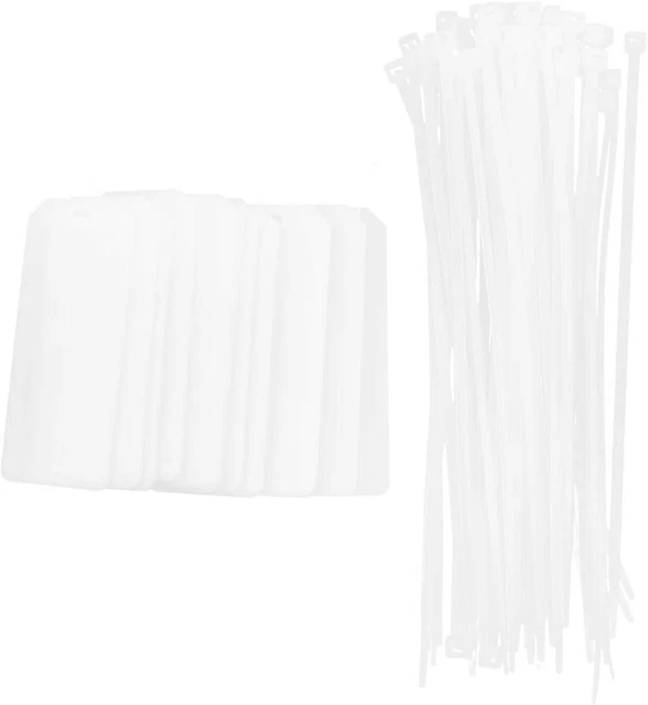 PRINTABLE TAGS 50PCS Wire Identification Cable Labels Wire Zip Ties ...
