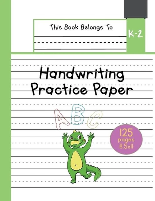 HANDWRITING PRACTICE PAPER K-2: The Little Crocodile Kindergarten ...
